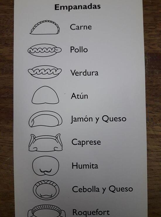 Menu at PIZZERÍA UMILE, Remedios de Escalada