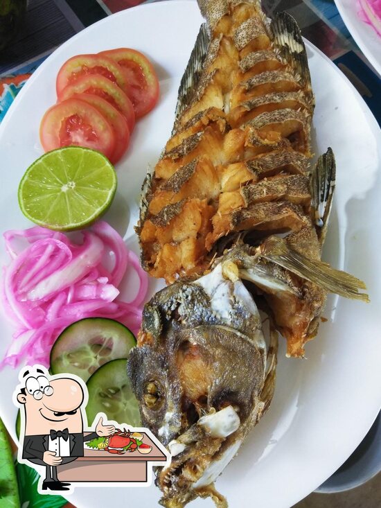 Menu at La palapa de don mauro restaurant, Sisal