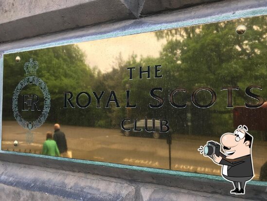 Menu at The Royal Scots Club, Edinburgh