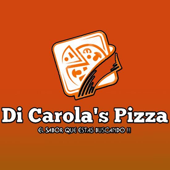 Menu at Di Carola's Pizza restaurant, Mexico