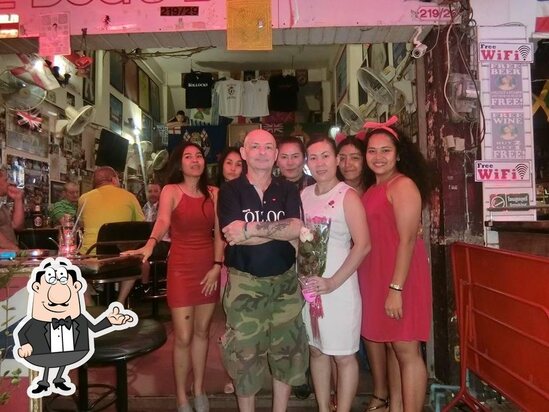 Menu at Dog's Bollocks Bar, Pattaya City