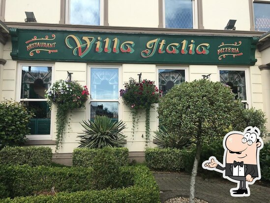 Menu at Villa Italia pizzeria, Belfast