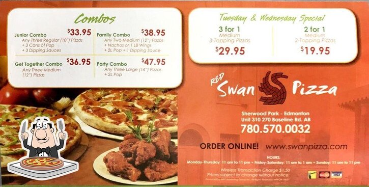 Red Swan Pizza in Sherwood Park - Restaurant menu and reviews