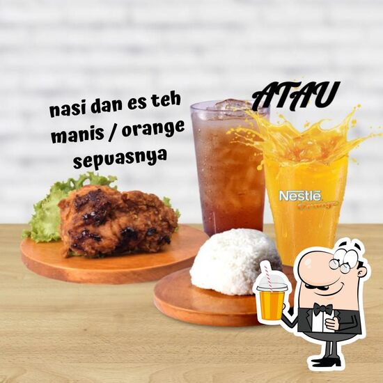 Menu at Ayam Crisbar Unjani, Cimahi