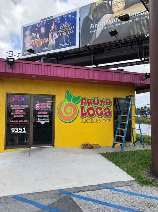 Menu at Fruta Loca pub & bar, Medley, NW South River Dr #2001