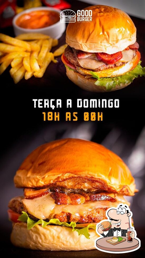 Menu at Good Burger restaurant, Parnaíba