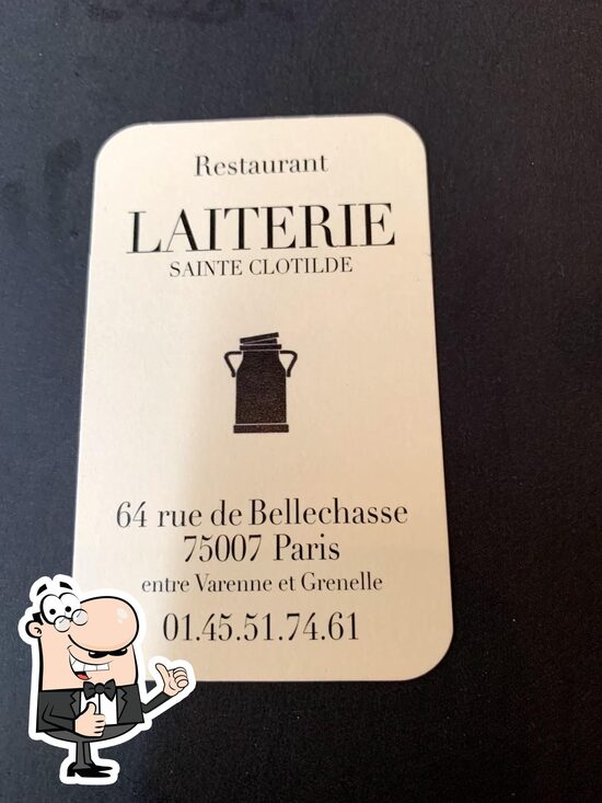 Menu at Laiterie Sainte-Clotilde restaurant, Paris