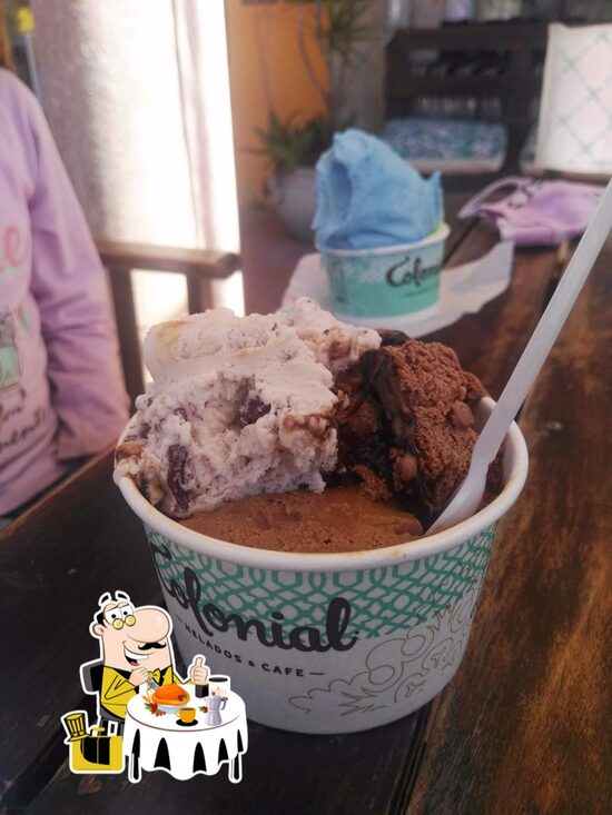 Colonial Ice Cream & Coffee Open Door, Open Door - Restaurant menu and ...