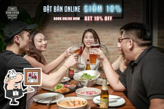 Menu at Rehab Station - Social Craft Beer Hub pub & bar, Ho Chi Minh City