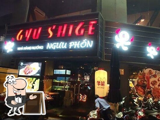 Menu at Gyu Shige restaurant, Ho Chi Minh City, 6A Đ. Trần Hưng Đạo
