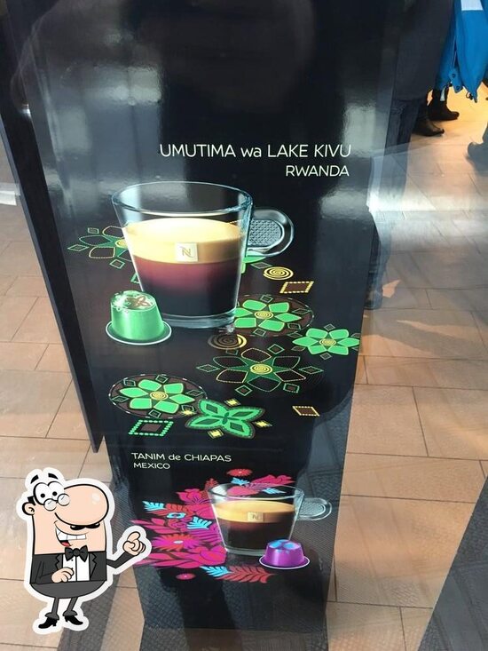 Menu at Nespresso Boutique cafe, Laval