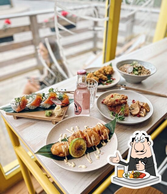 Menu at PING PONG ramen/wok restaurant, Gdańsk