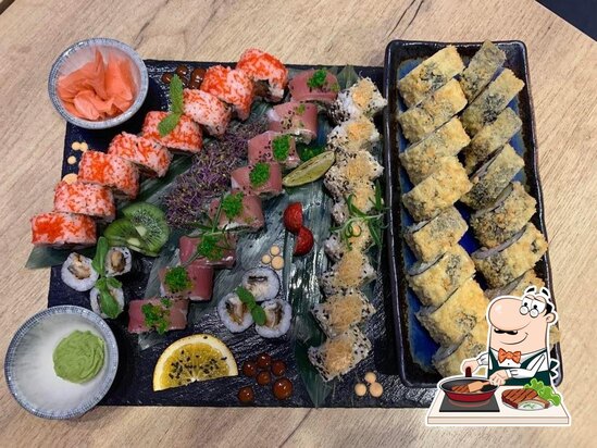 Menu at Sushi Boom restaurant, Wielun