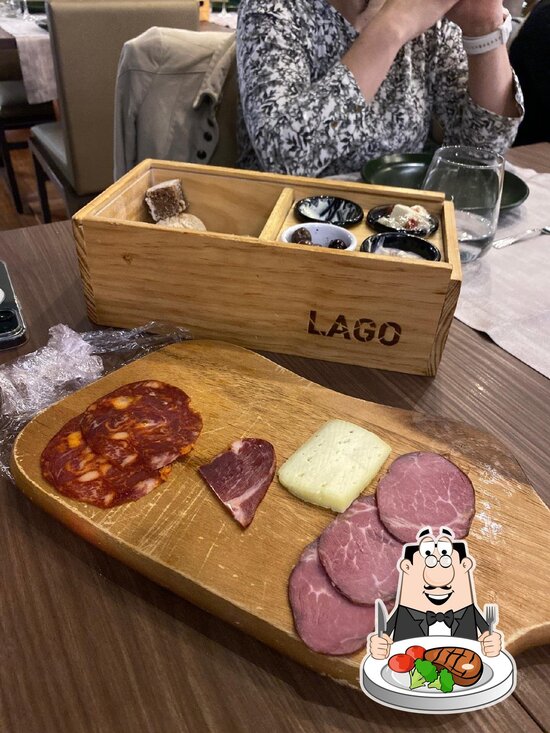 Menu at Lago restaurant, Santa Maria da Feira