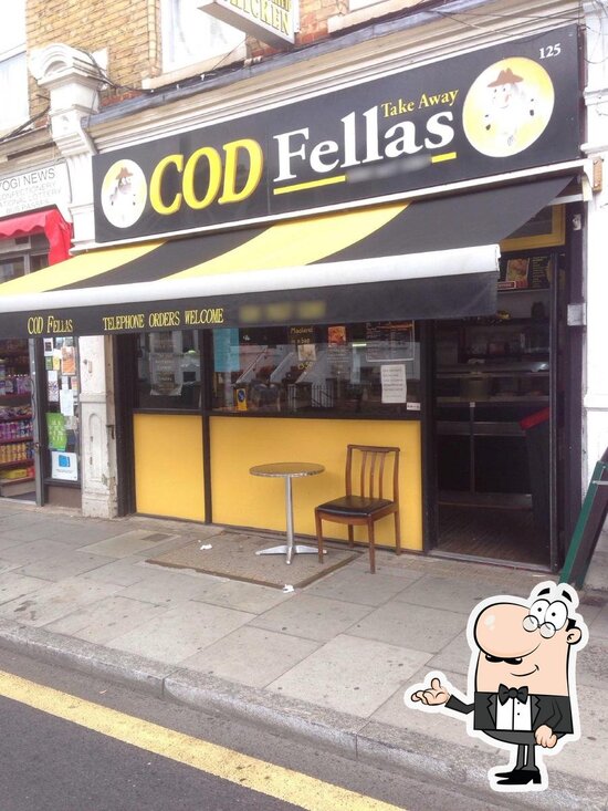 Menu at Cod Fellas restaurant, London