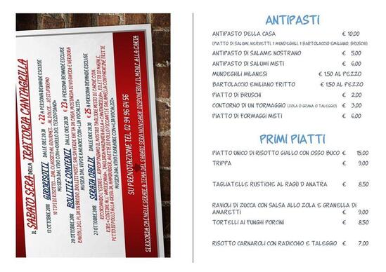 Ristorante - Trattoria Cantagrilla Cucina tipica milanese ...