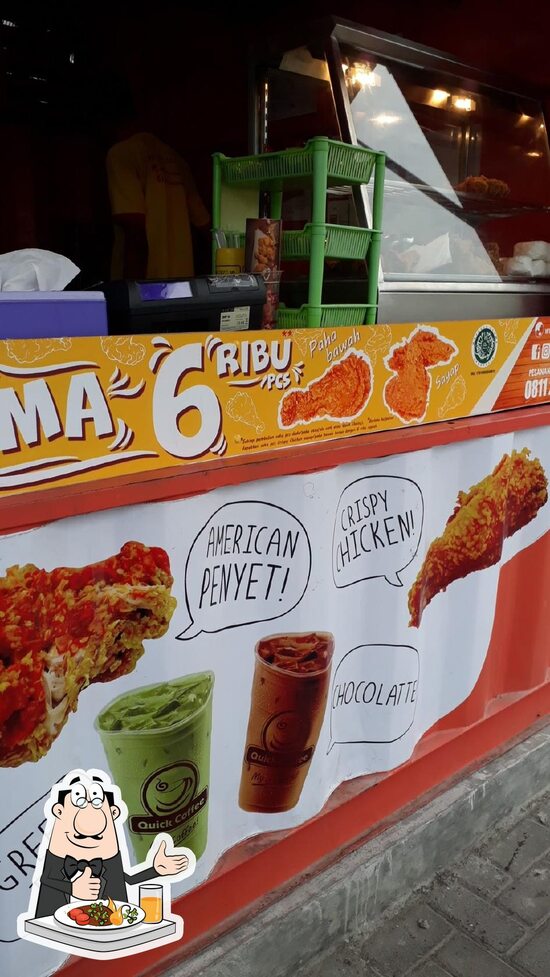 Menu at Quick Chicken Menganti jeruk restaurant, Surabaya