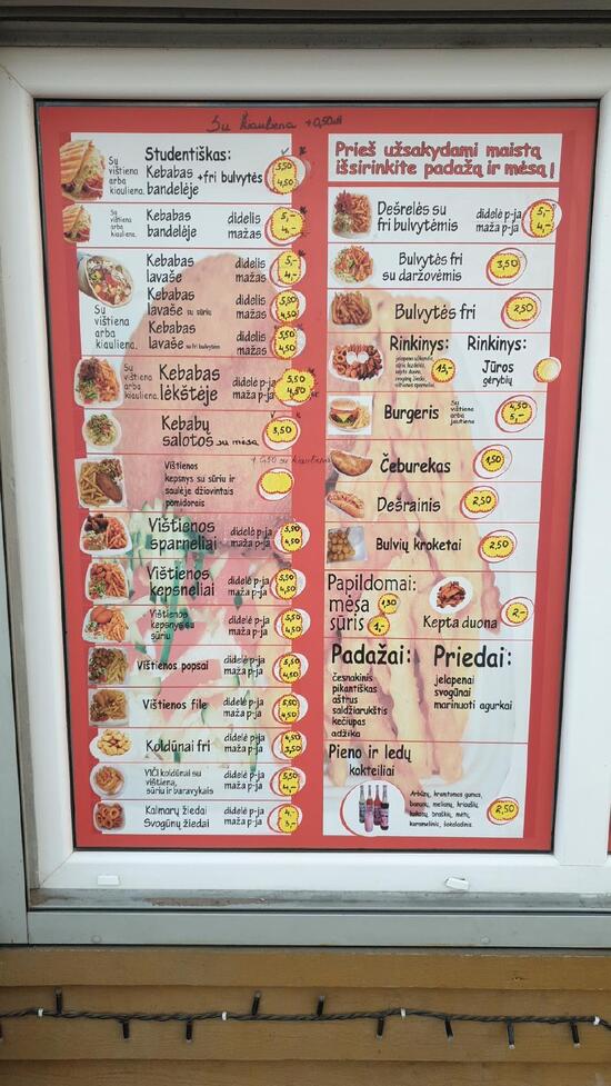 kebabas, Dercekliai - Restaurant reviews