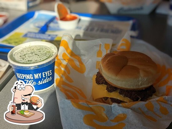 Menu at Culver's fast food, Vandalia
