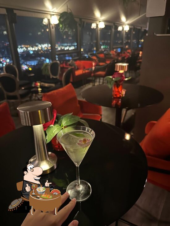 Menu at Falcon Secret Bar, Bangkok