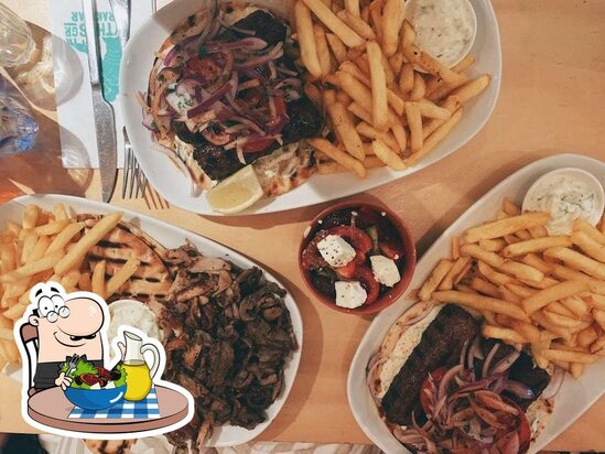 Menu at Mythos Gyros Bar, Oakleigh