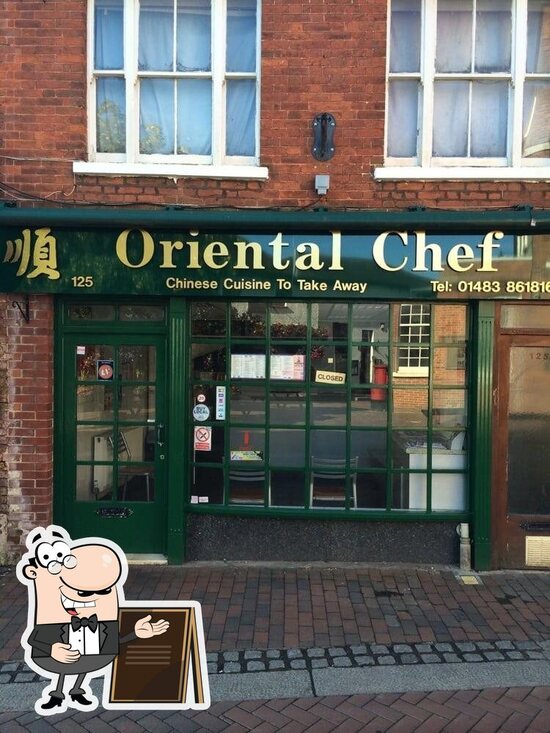 Menu at Oriental Chef fast food, Godalming