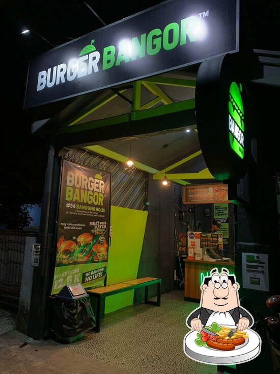 Menu at Burger Bangor Holis restaurant, Bandung