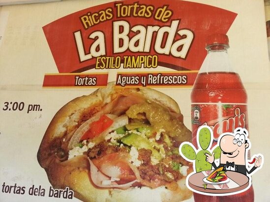 Menu at Tortas de la Barda Estilo Tampico, Guadalajara, Calle Misión de ...
