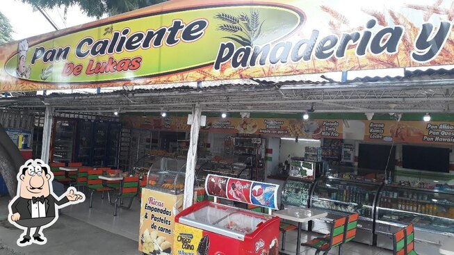 Menu at panaderia pan caliente de lukas cafeteria, Roldanillo