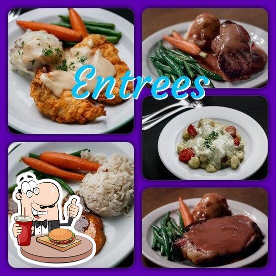Menu at Jubilations Dinner Theatre restaurant, Calgary