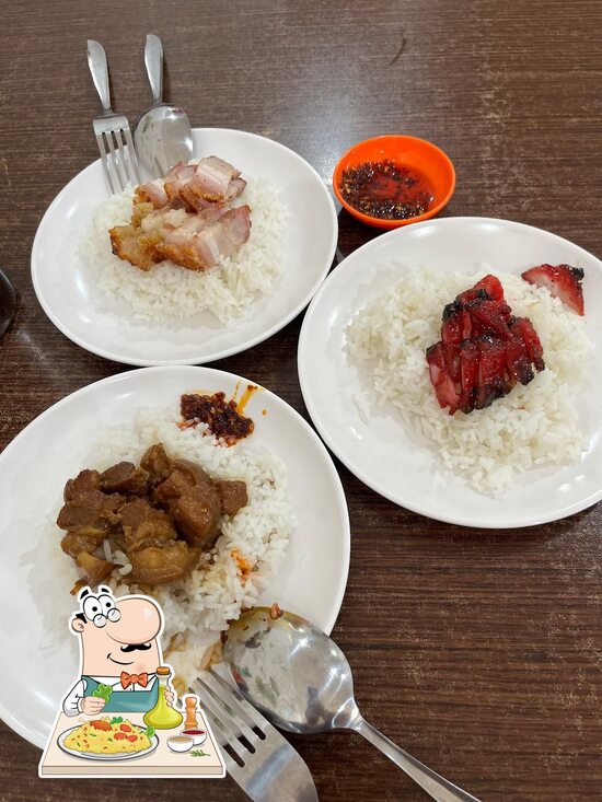 Menu at Nine pork restaurant, Bandung