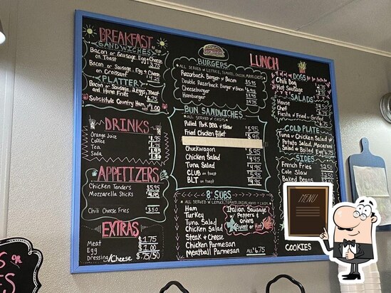 Menu at Razorback BBQ, Chesapeake