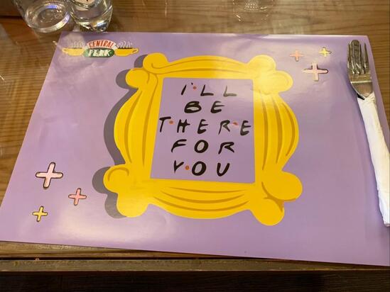 Menu at Central Perk restaurant, New Cairo City