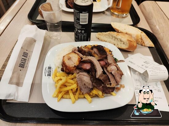 Menu em Brasa Rio restaurante, Leiria, LeiriaShopping