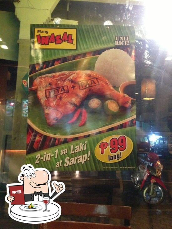 Menu at Mg. Inasal BBQ, Laoag City