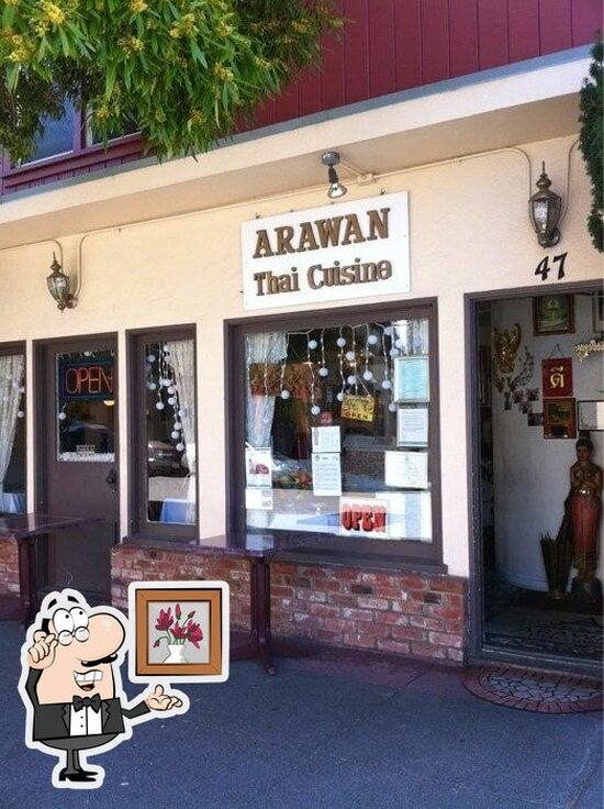 Menu at Arawan Thai Cuisine restaurant, Sausalito