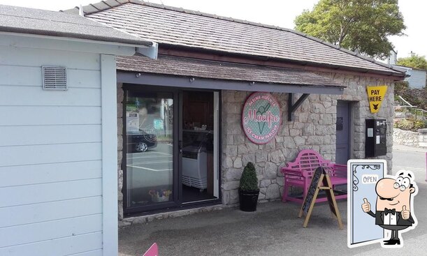 Menu at Hufen Iâ Ynys Môn Anglesey Ice Cream, Moelfre
