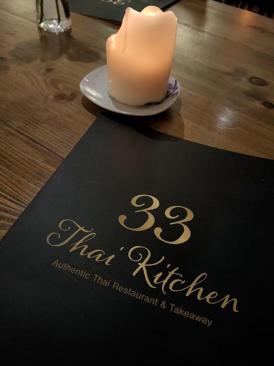 Menu at 33 Thai Kitchen restaurant, London