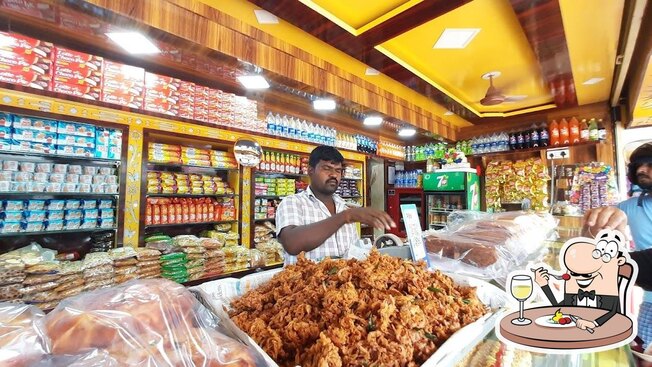 Menu at Ayyangar bakery, Tirunelveli