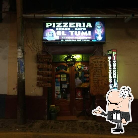 Menu at Pizzeria "EL TUMI REAL", Puno