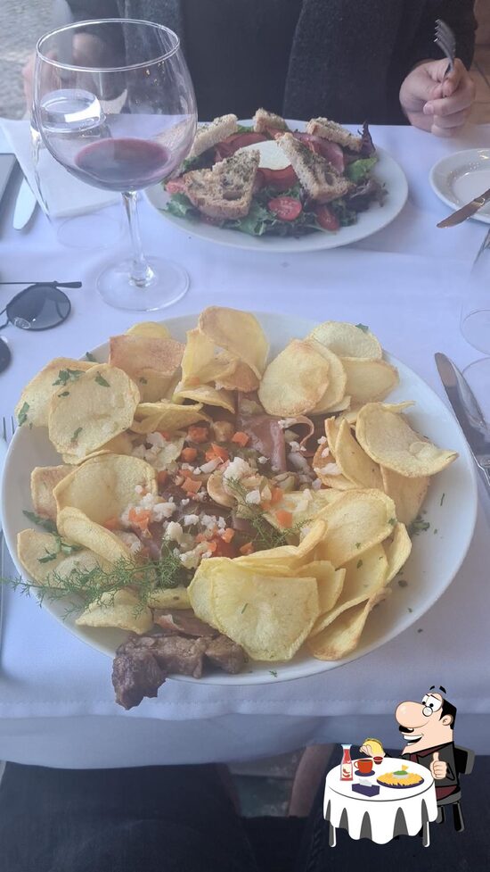 Menu em Restaurante Glorys, Olhos de Água