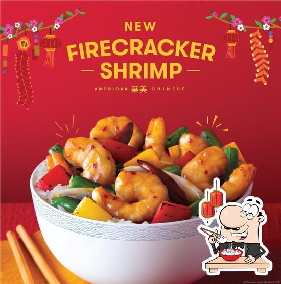 Menu at Panda Express fast food, Orlando, E Colonial Dr