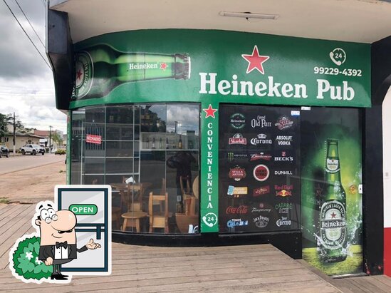 Menu at Heineken Pub, Feijó