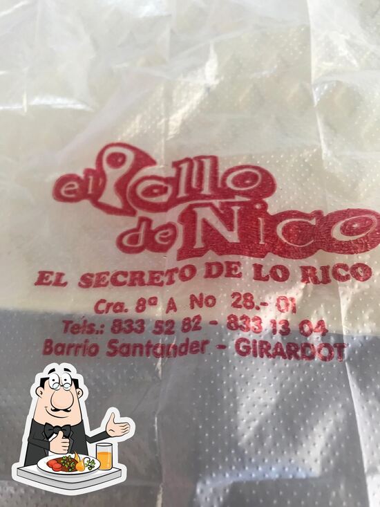 Carta del restaurante Asadero El Pollo del Nico, Girardot