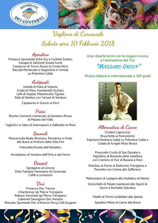 Menu da Ristorante Dei Contorni, Monastier di Treviso