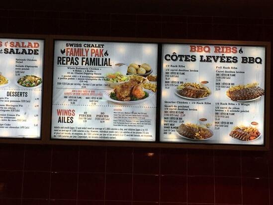 Menu at Red Rocket restaurant, Mississauga, 6301 Silver Dart Dr