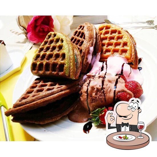 Menu at Pocoyo Waffle restaurant, Makassar, Siloam Hospital Makassar