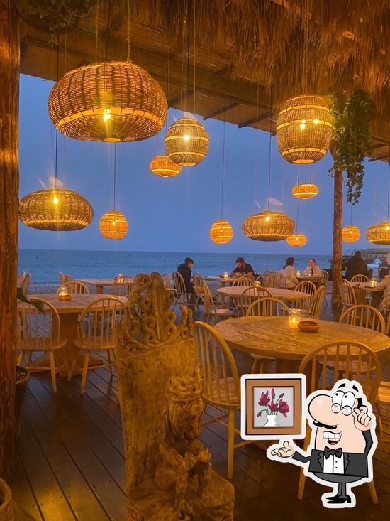 Menu at Baia Seaside, Rhodes