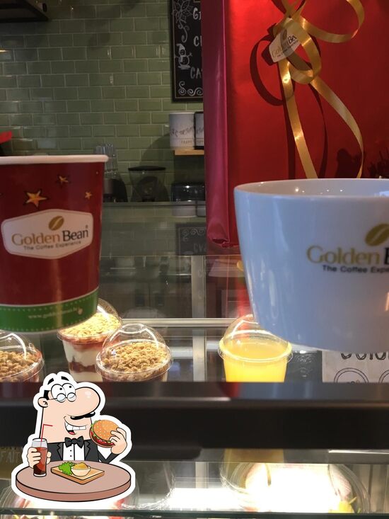 Menu at Golden Bean Cafe, Luxembourg City, 28 Pl. de la Gare