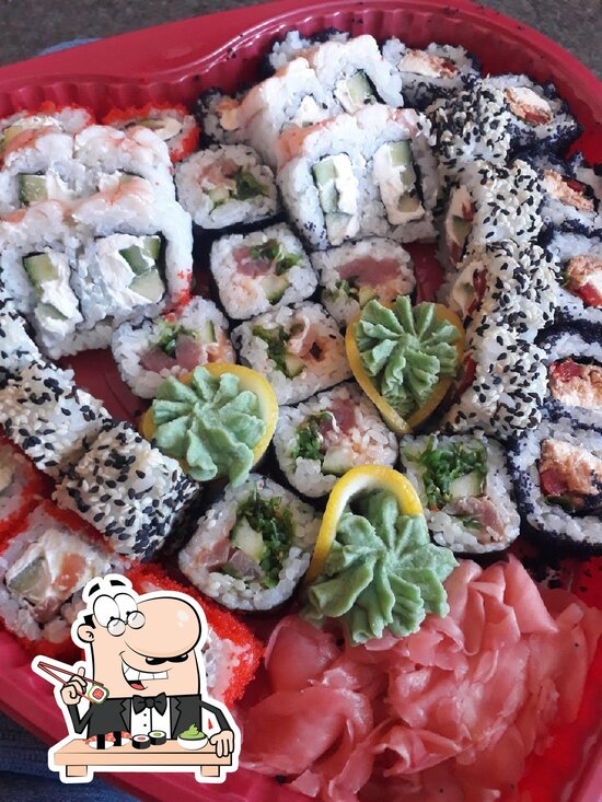 Menu at Sushi Boom pub & bar, Ventspils